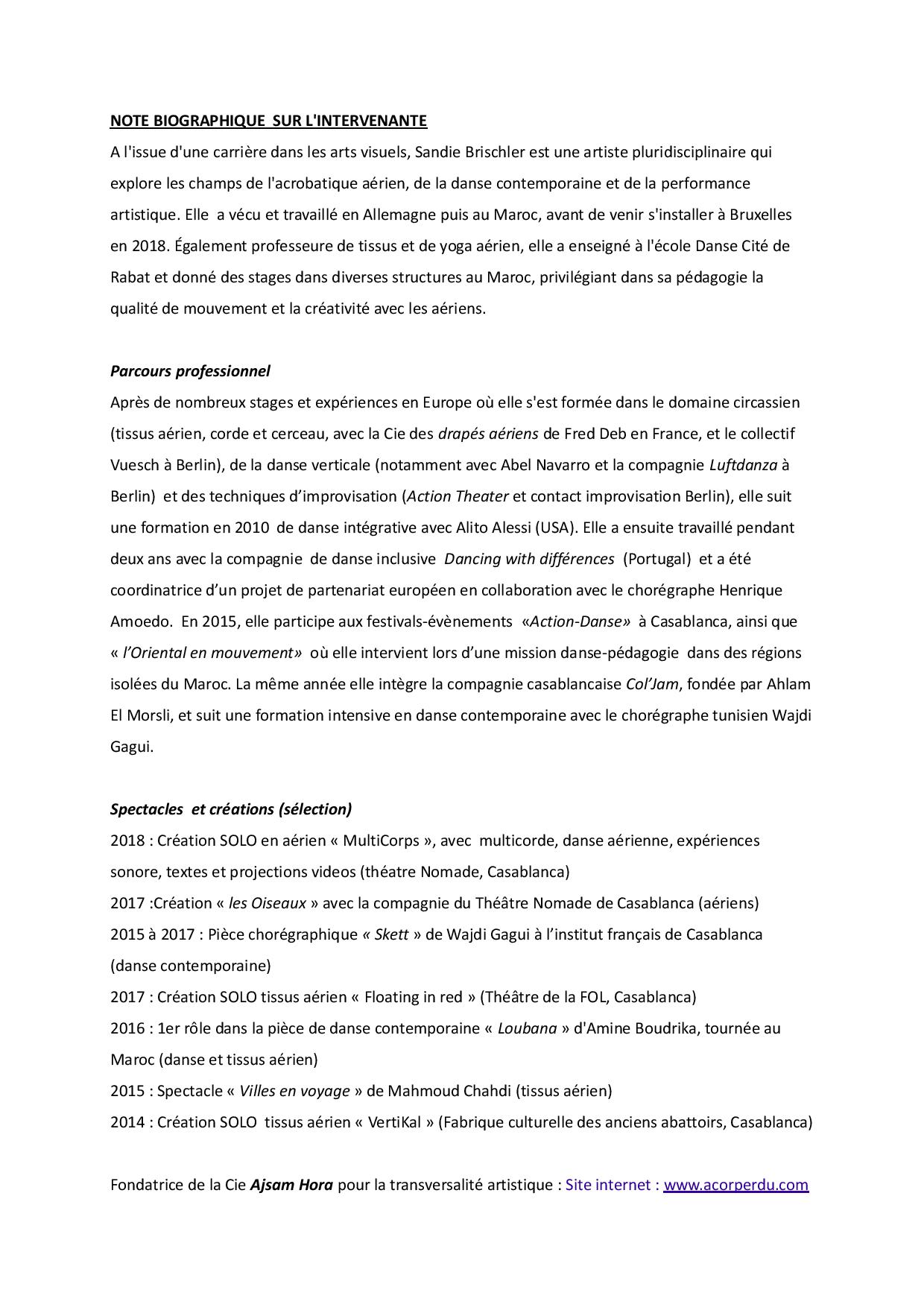 Stages tissus aérien – Ad Levitam